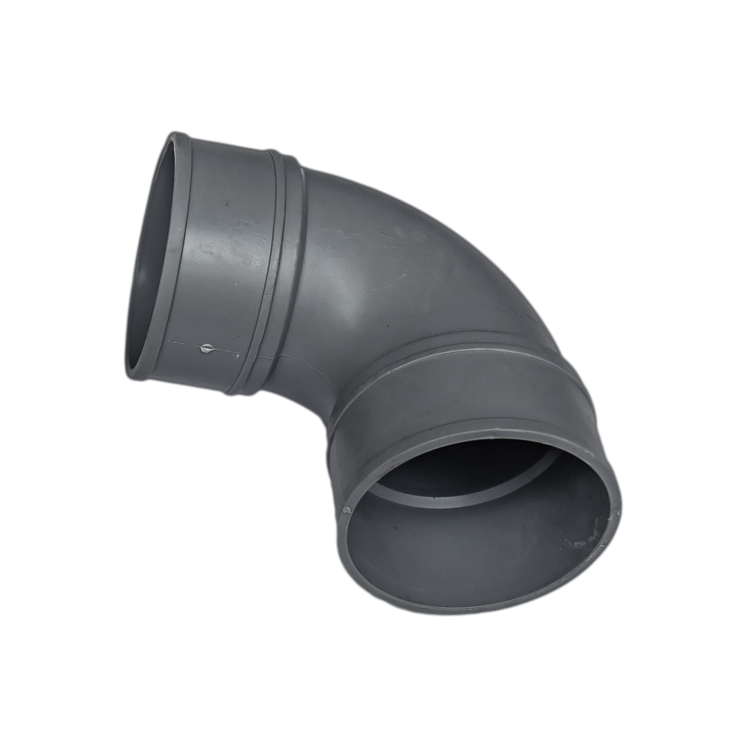 Down Pipe Bends 82mm 90° - Grey - WeGo Group